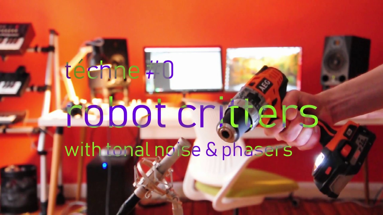 lodsb's téchne #0: robot critters - YouTube