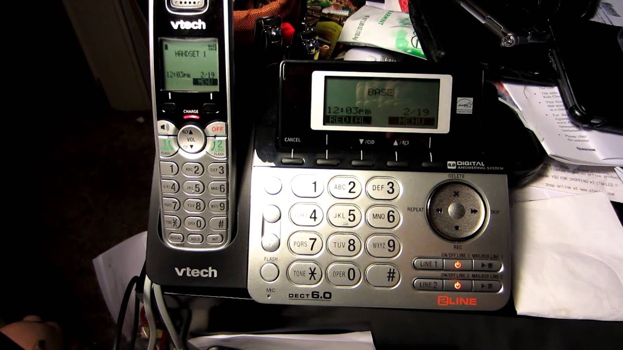 VTech DS6151 two line Phone Purchase decision - YouTube