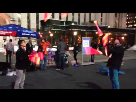 Juggling at Winter Carnival - YouTube