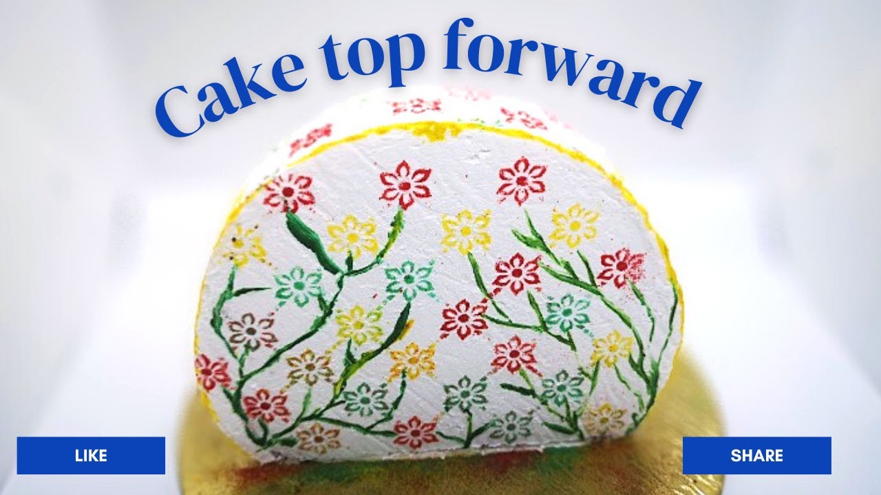 Cake Top Forward / cake decorating /How To Make Top Forward Cake - YouTube