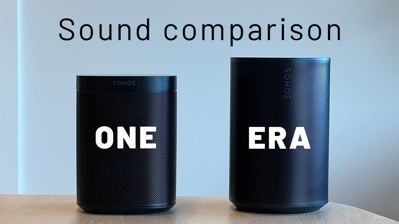 SONOS One vs Era 100 - 𝐖𝐡𝐢𝐜𝐡 𝐨𝐧𝐞 𝐬𝐨𝐮𝐧𝐝𝐬 𝐛𝐞𝐭𝐭𝐞𝐫? - YouTube