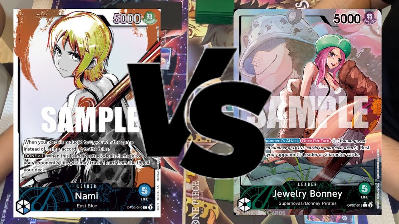 OP08 B Nami vs G Bonney R3 | One Piece TCG Gameplay - YouTube