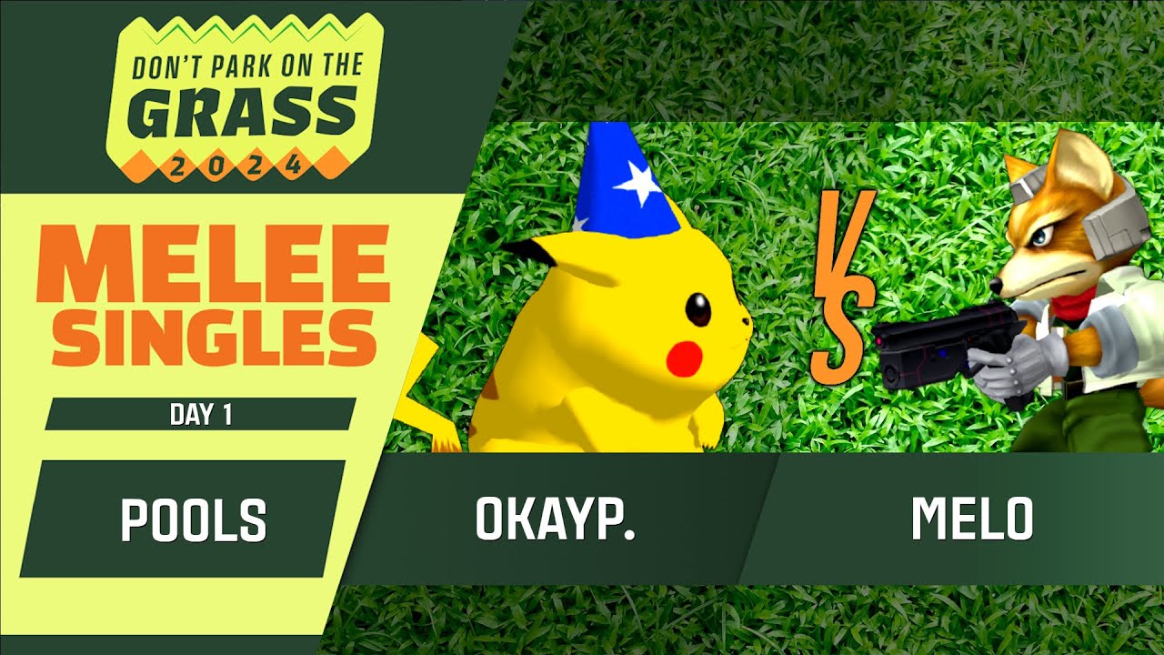 OkayP. (Pikachu) vs Melo (Fox) - DPG 2024 - Melee Singles: Pools - YouTube