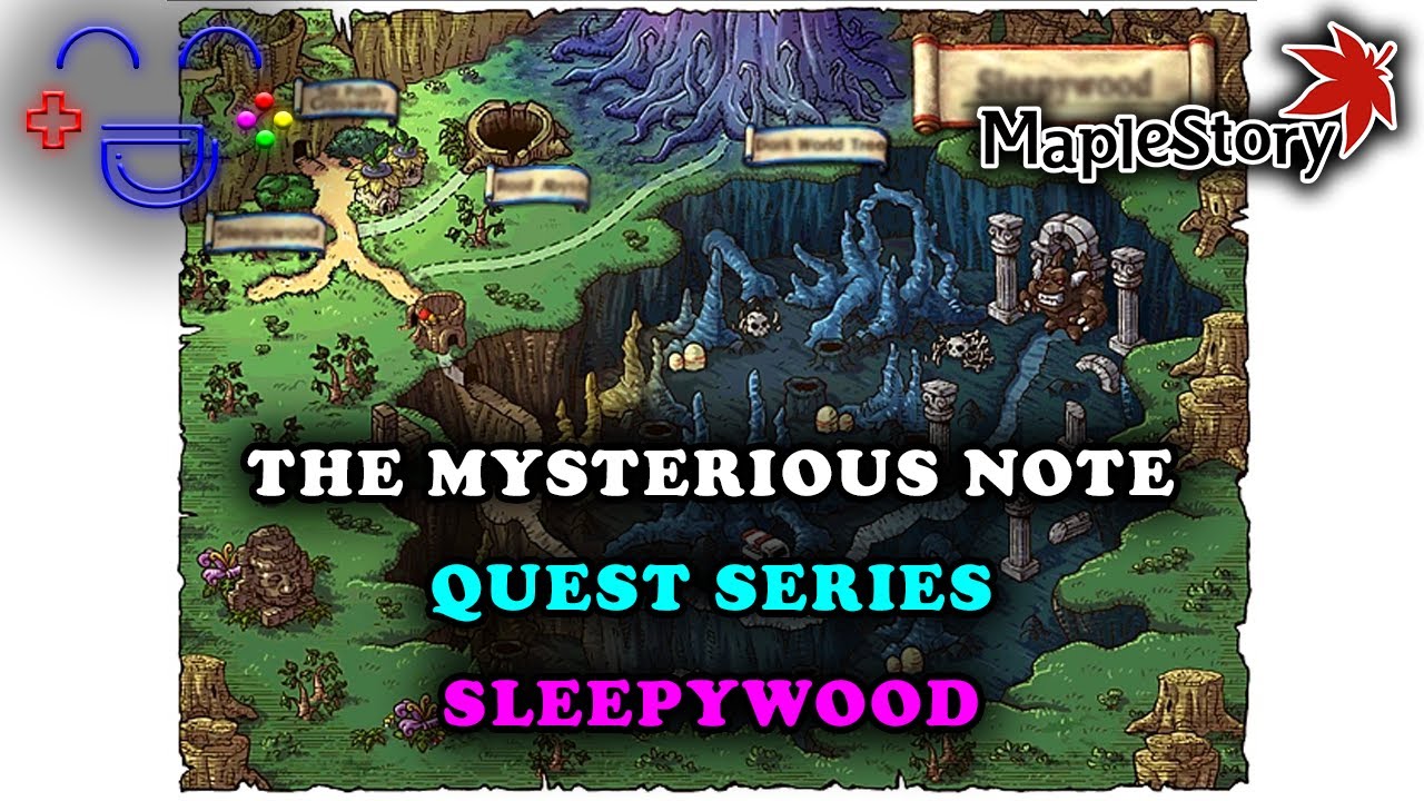 The Mysterious Note Sleepywood Maplestory Walkthrough - YouTube
