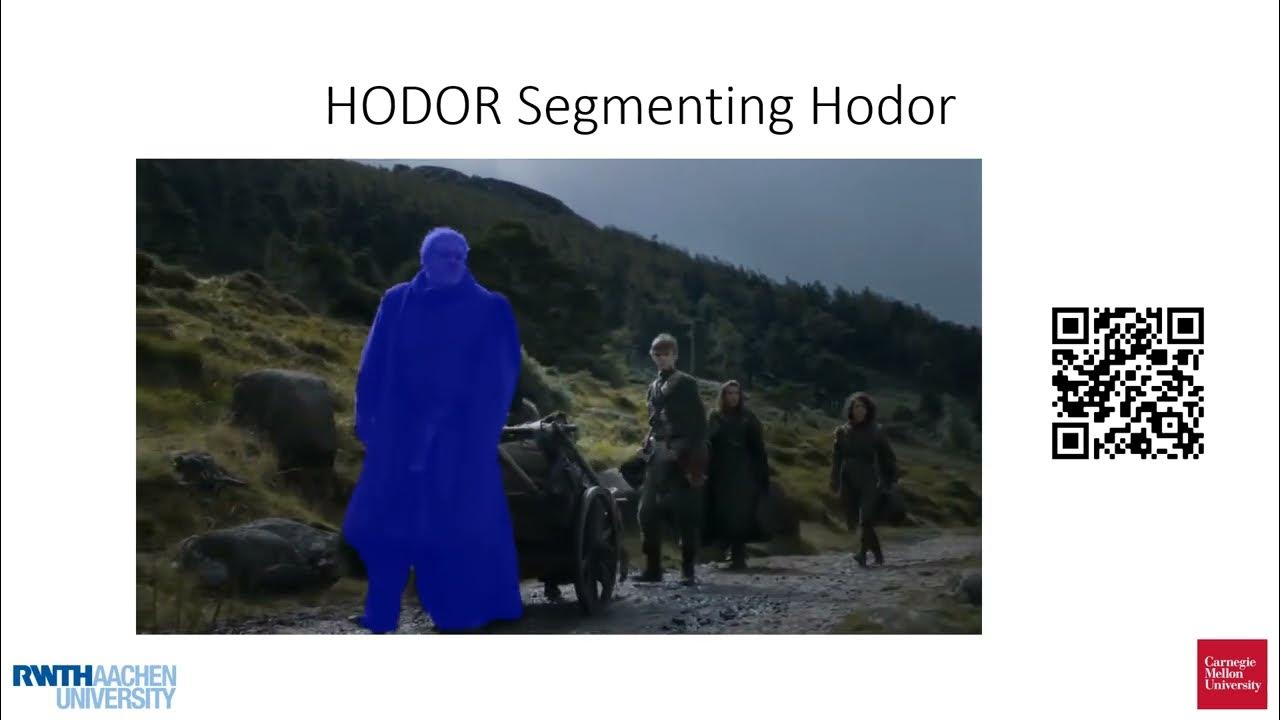 HODOR: High-Level Object Descriptors for Object Resegmentation in Video From Static Images (CVPR ...