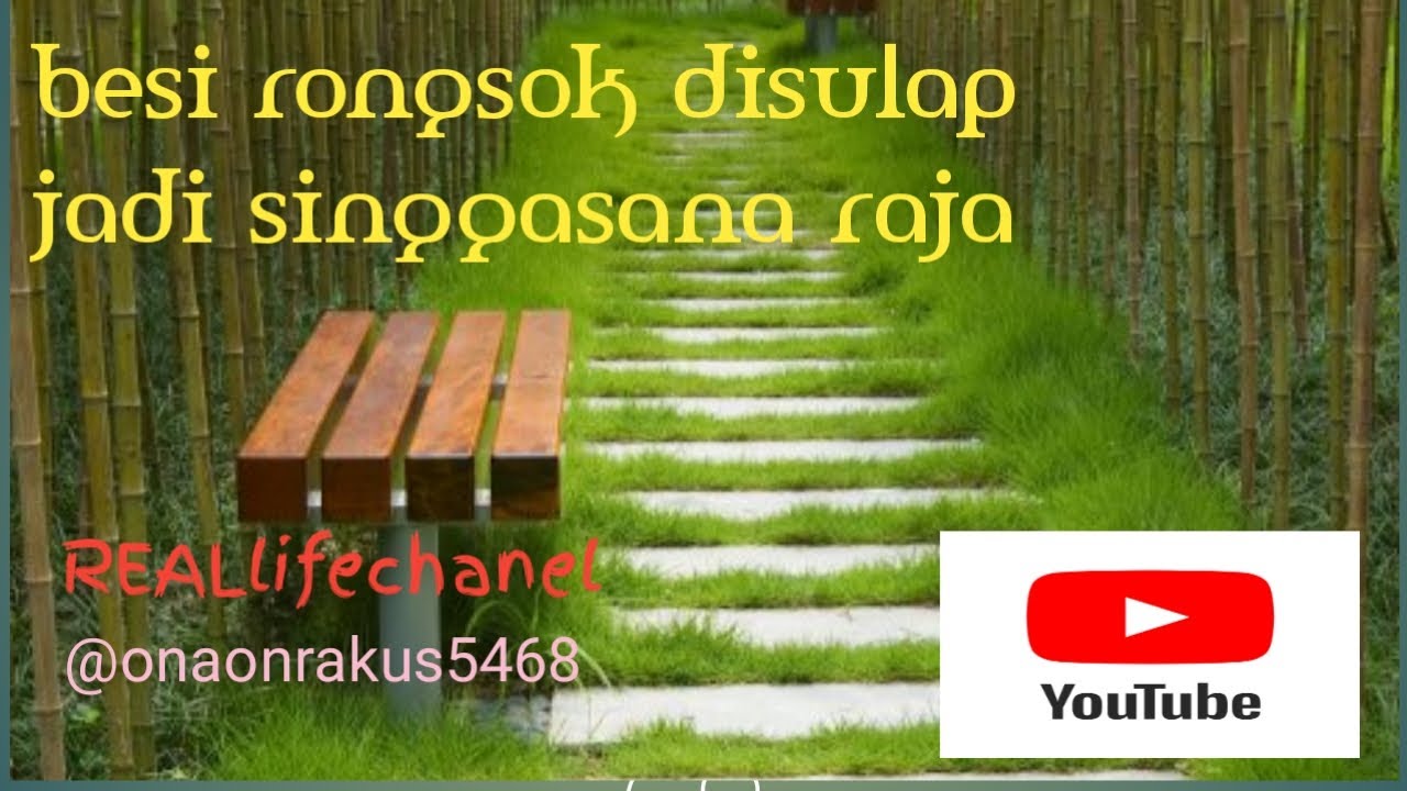 Besi rongsok disulap jadi singgasana raja - YouTube