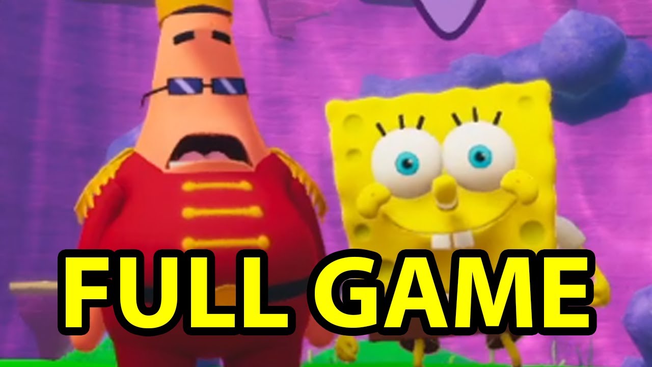 SpongeBob The Patrick Star Game FULL GAME - YouTube