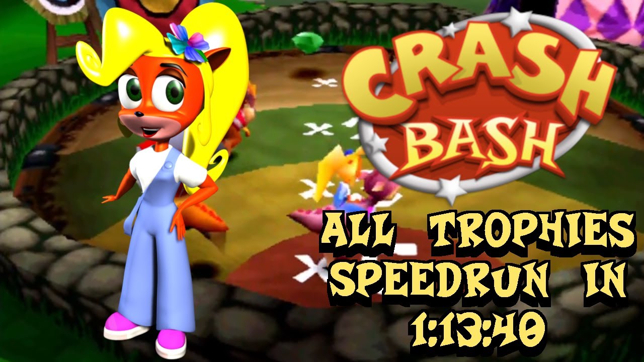 Crash Bash All Trophies (MM) Speedrun in 1:13:40 - YouTube