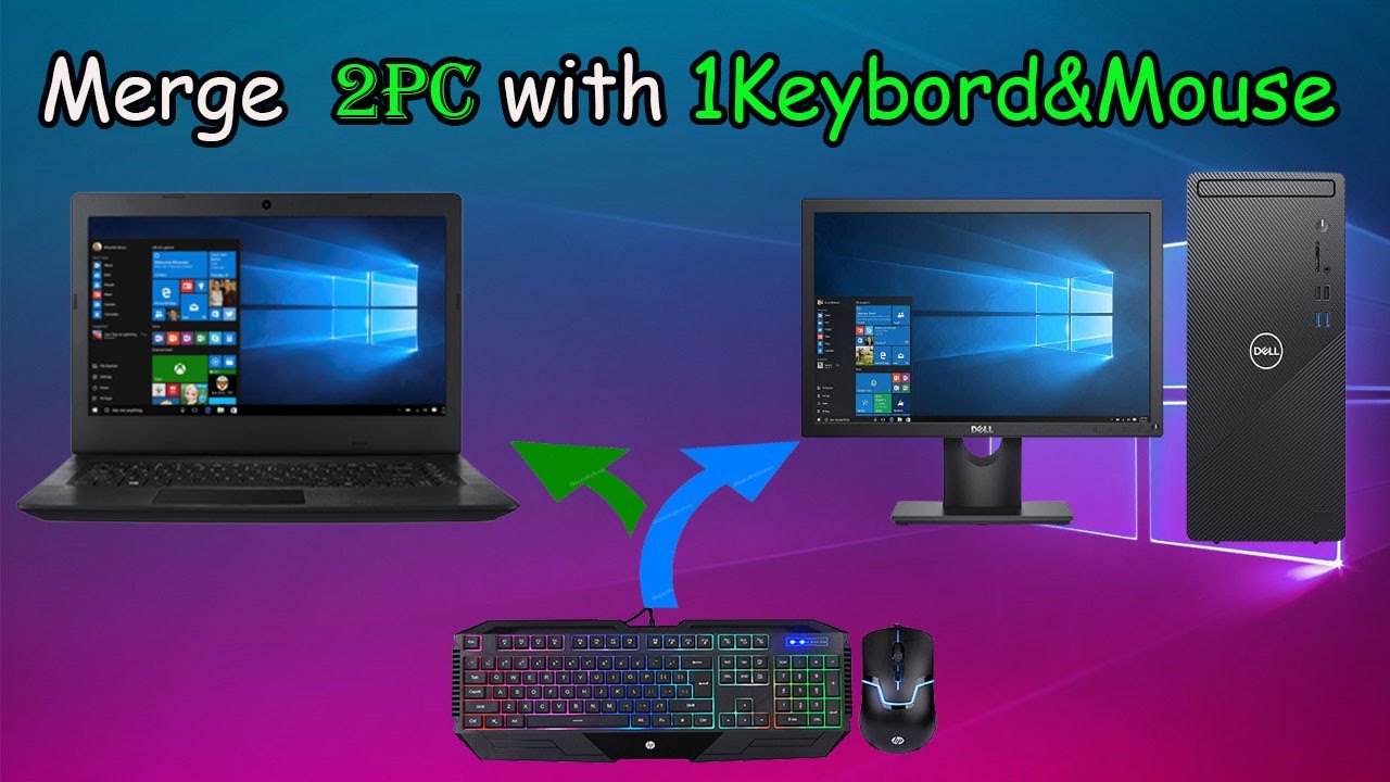 Free Control 2 PC with One Keyboard and Mouse in Windows7/8/10-2021 ...