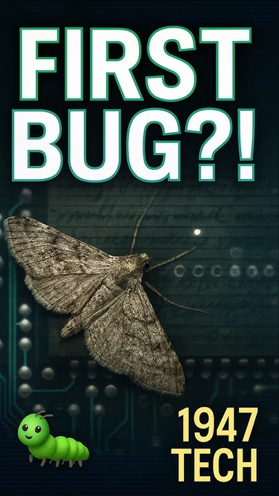 The First Computer Bug Was a Real Bug?! 🐛 - YouTube