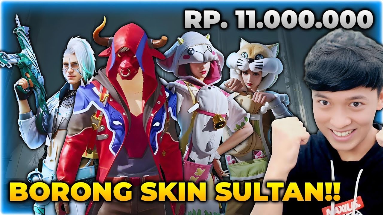 NEKAT TOP UP SENILAI RP 11.000.000 BORONG SKIN SULTAN TERBARU ...