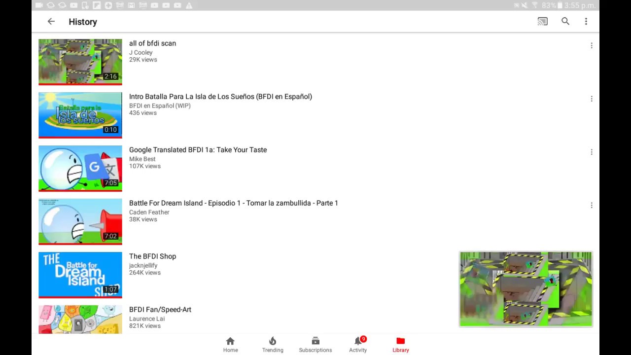 all of bfdi scan 2x - YouTube