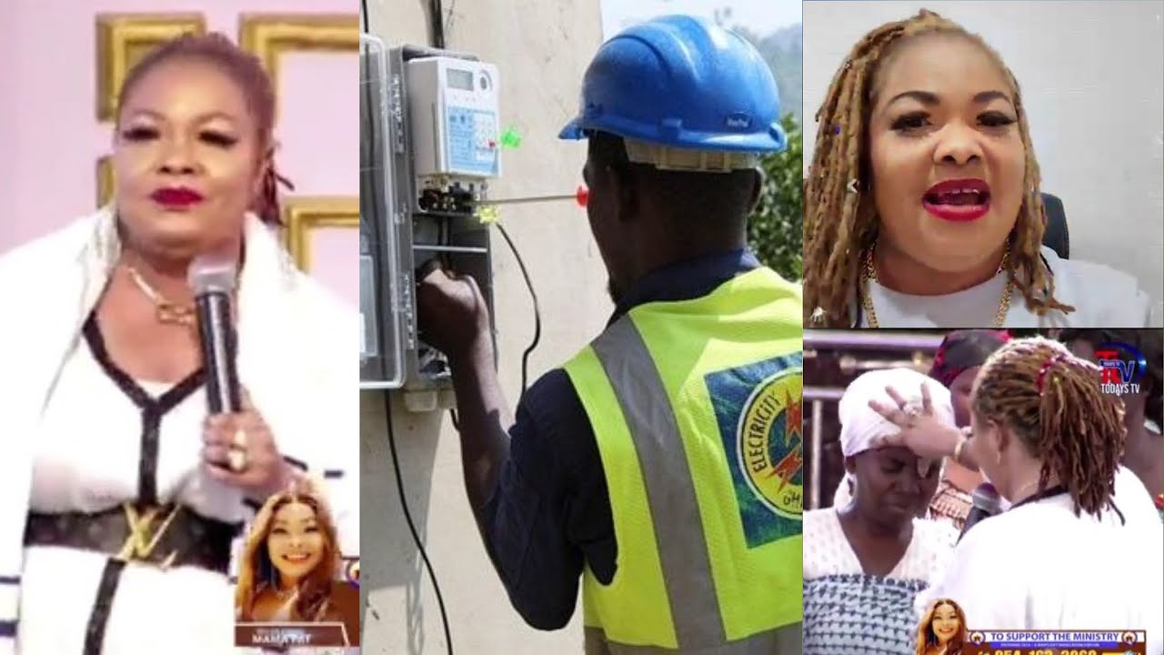 Nana Agradaa church meter bùrnt but couldn't engulf the church building ...