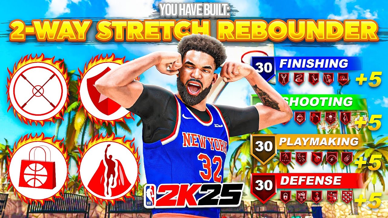 This 7 FOOT "VERSATILE ENFORCER" CENTER BUILD is BREAKING NBA 2K25 ...