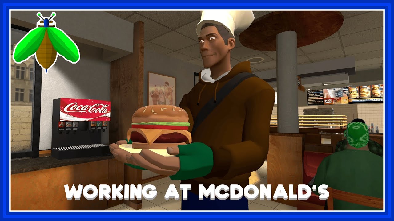 Working At McDonald's [GMOD] - YouTube