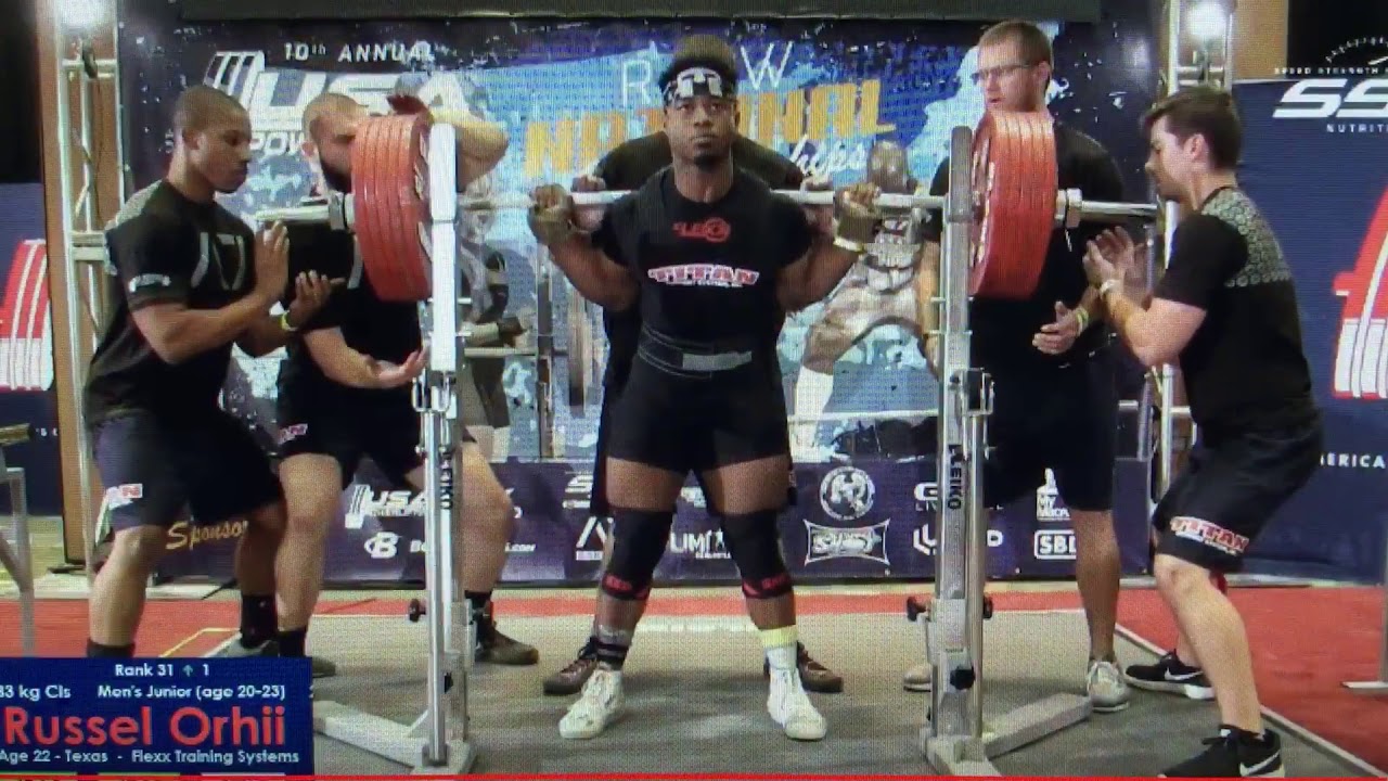 RUSSEL ORHII 662 LBS UNOFFICIAL IPF WORLD RECORD SQUAT (10/12/2017 ...