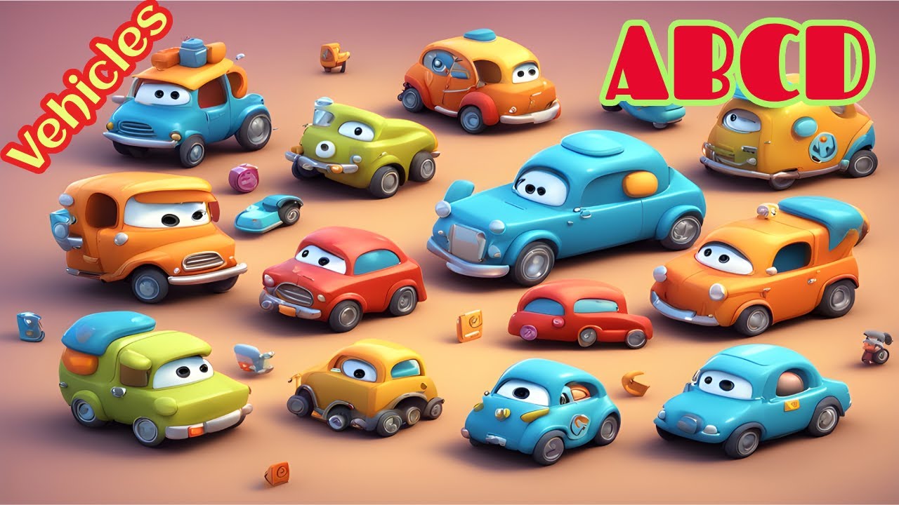 Alphabet Vehicles ABC | Learn ABCD Phonics with [ Vehicles for Kids ...
