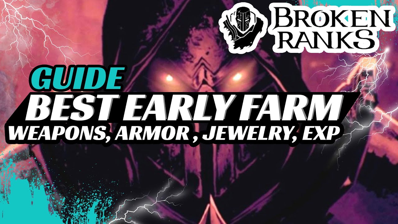 Best Early Weapons, Armor, Jewelry and Exp (leveling) Farm - BROKEN ...