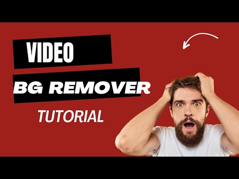 How to remove a background from video|Video background removal tutorial ...
