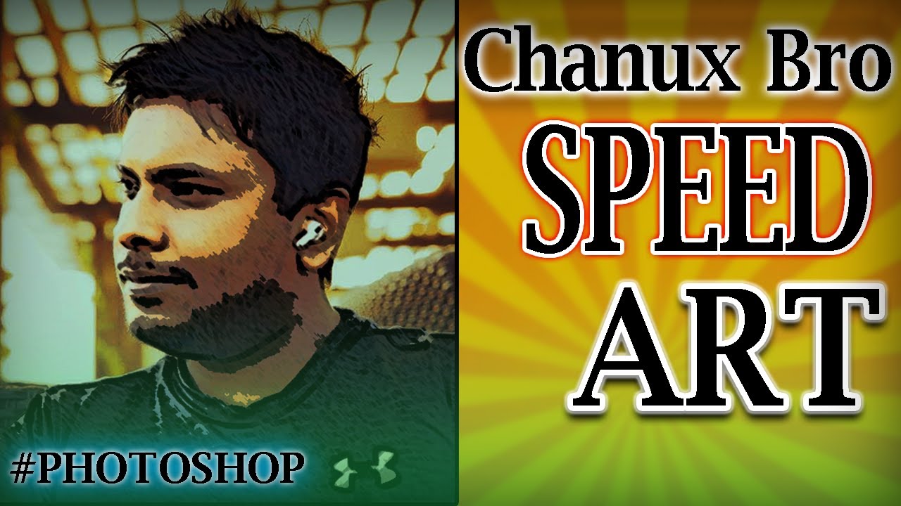 Chanux Bro picture speed design Photoshop - YouTube