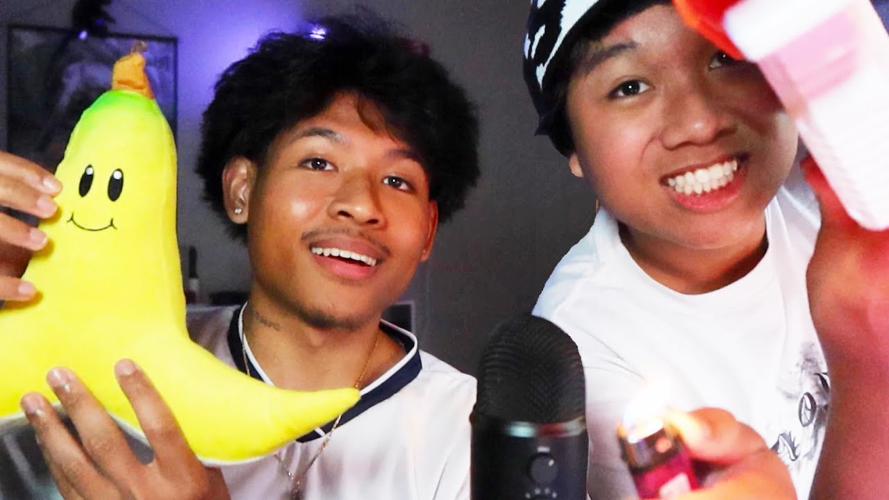 ASMR With My LIL BRO - YouTube