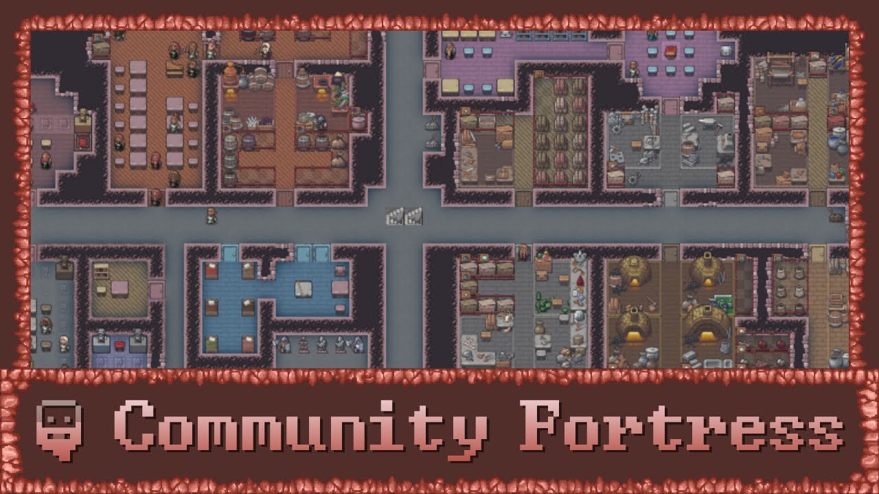 Dwarf Fortress - Entrance machine | Community Fort (Learning build ...