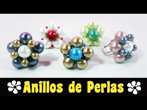 Episodio 621- Cómo hacer anillos de perlas - manualidadesconninos - YouTube