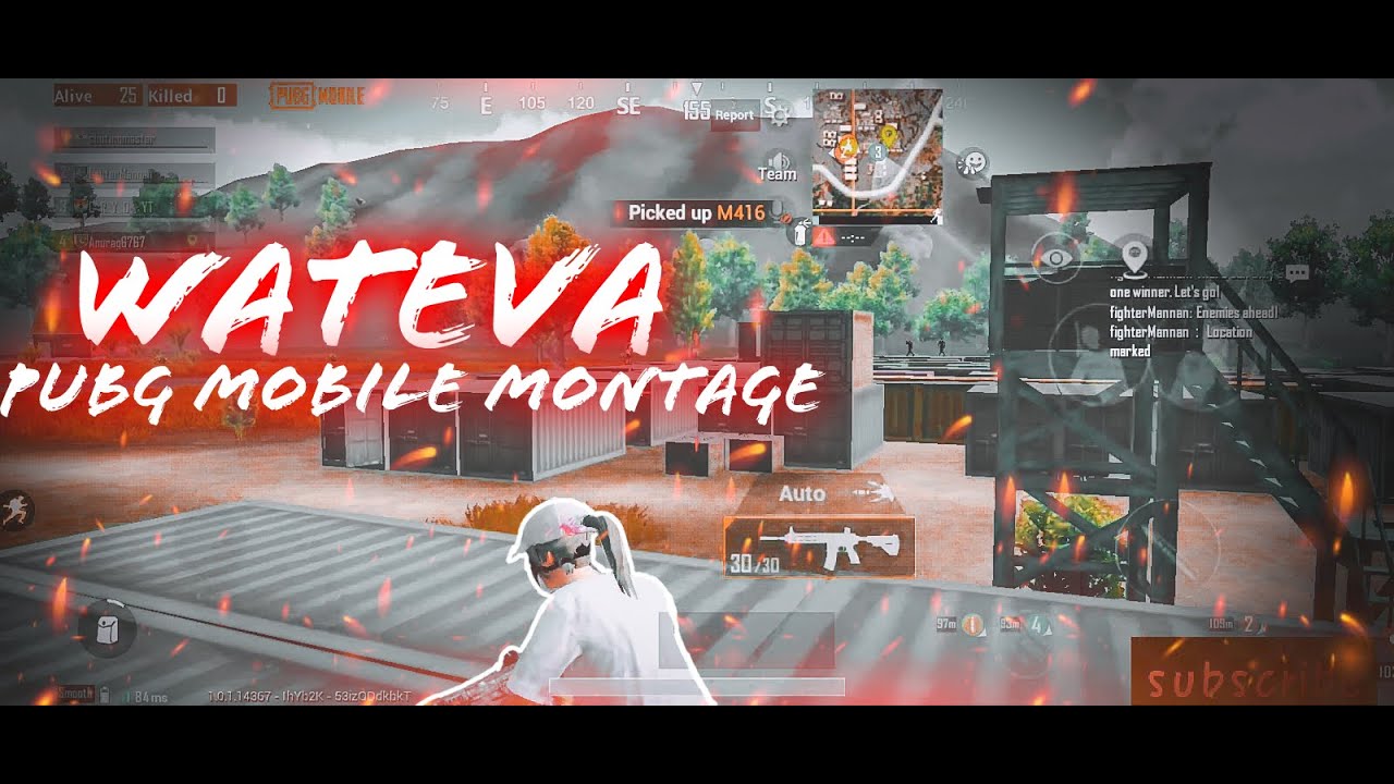 WATEVA 💛||PUBG MOBILE MONTAGE||AMP CRYO - YouTube