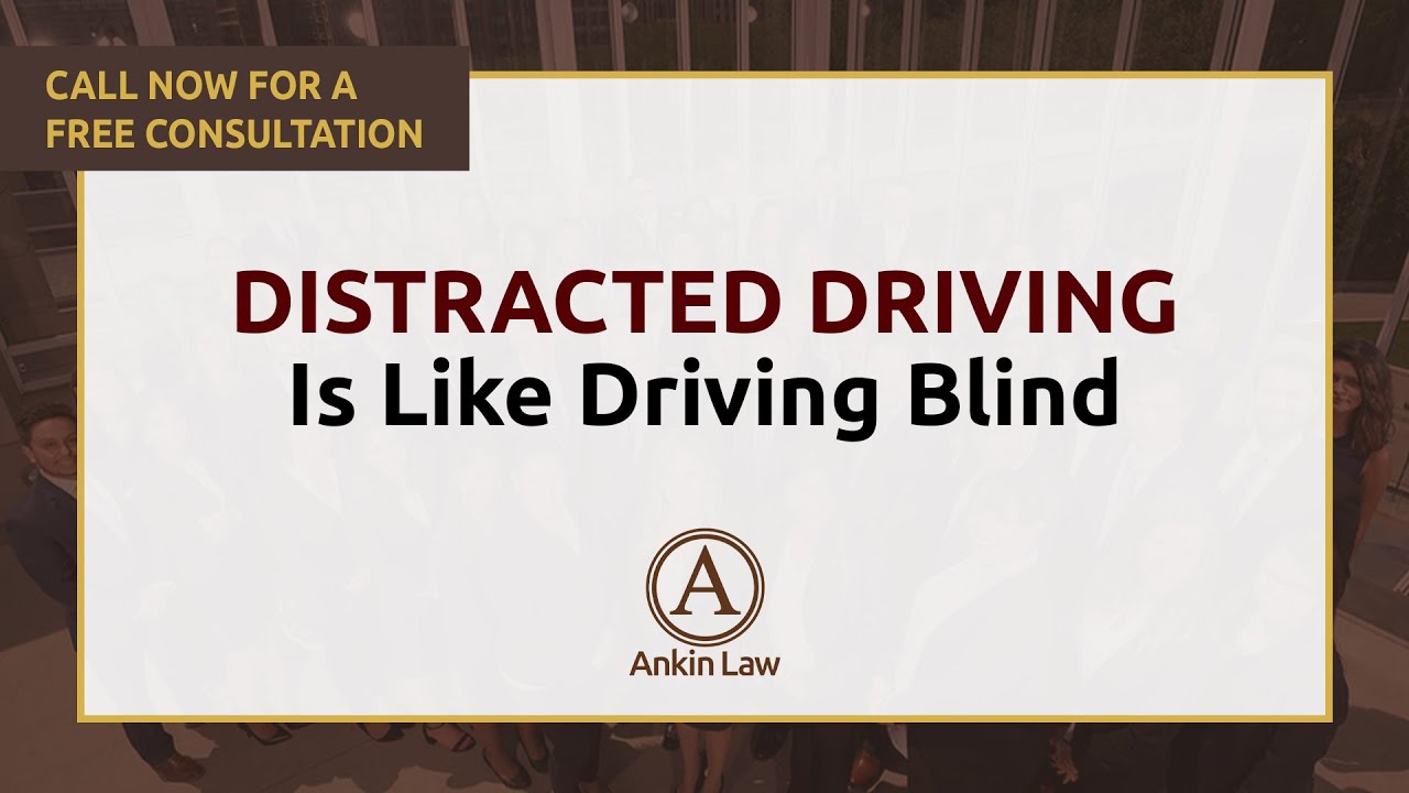 DISTRACTED DRIVING Is Like Driving Blind - YouTube