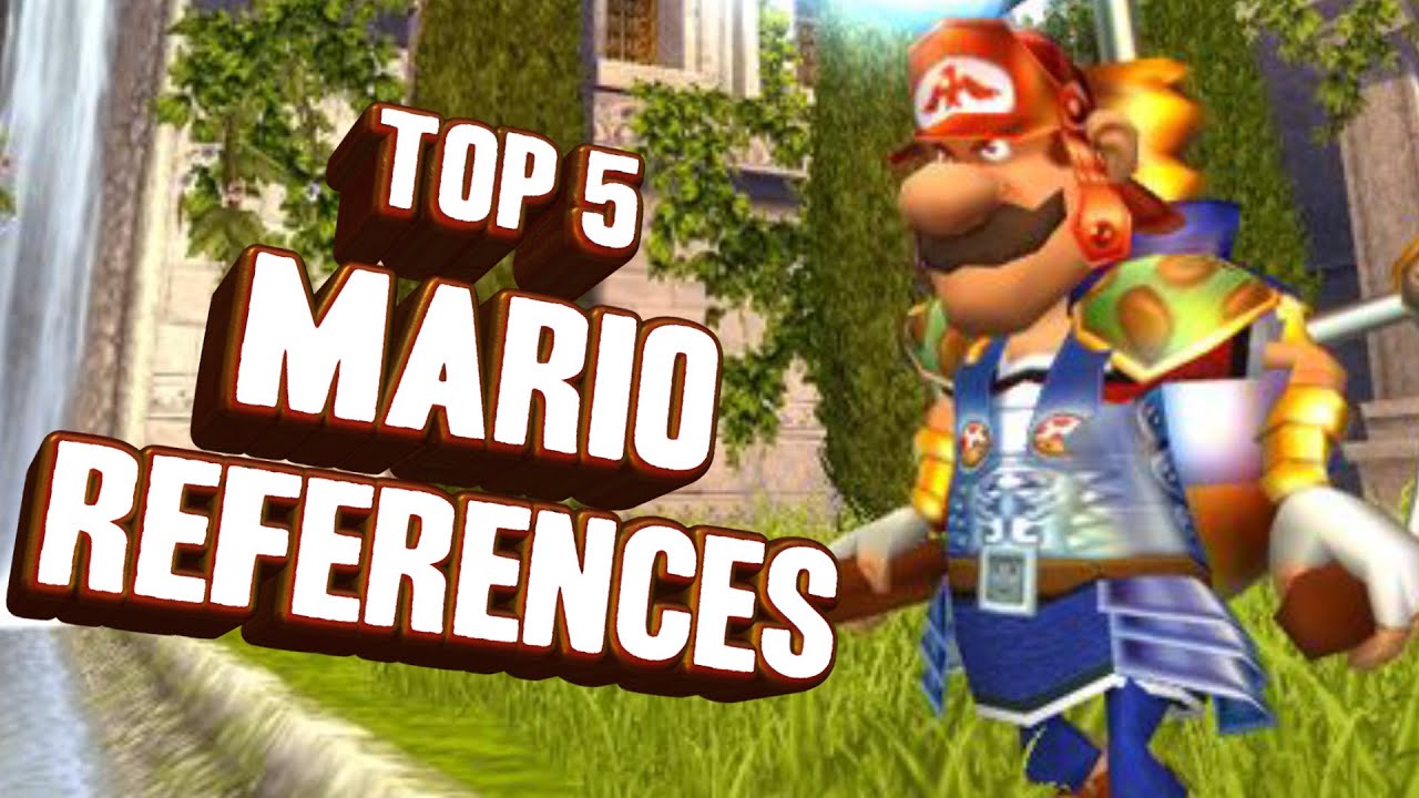 Top 5 - Mario references in other games - YouTube