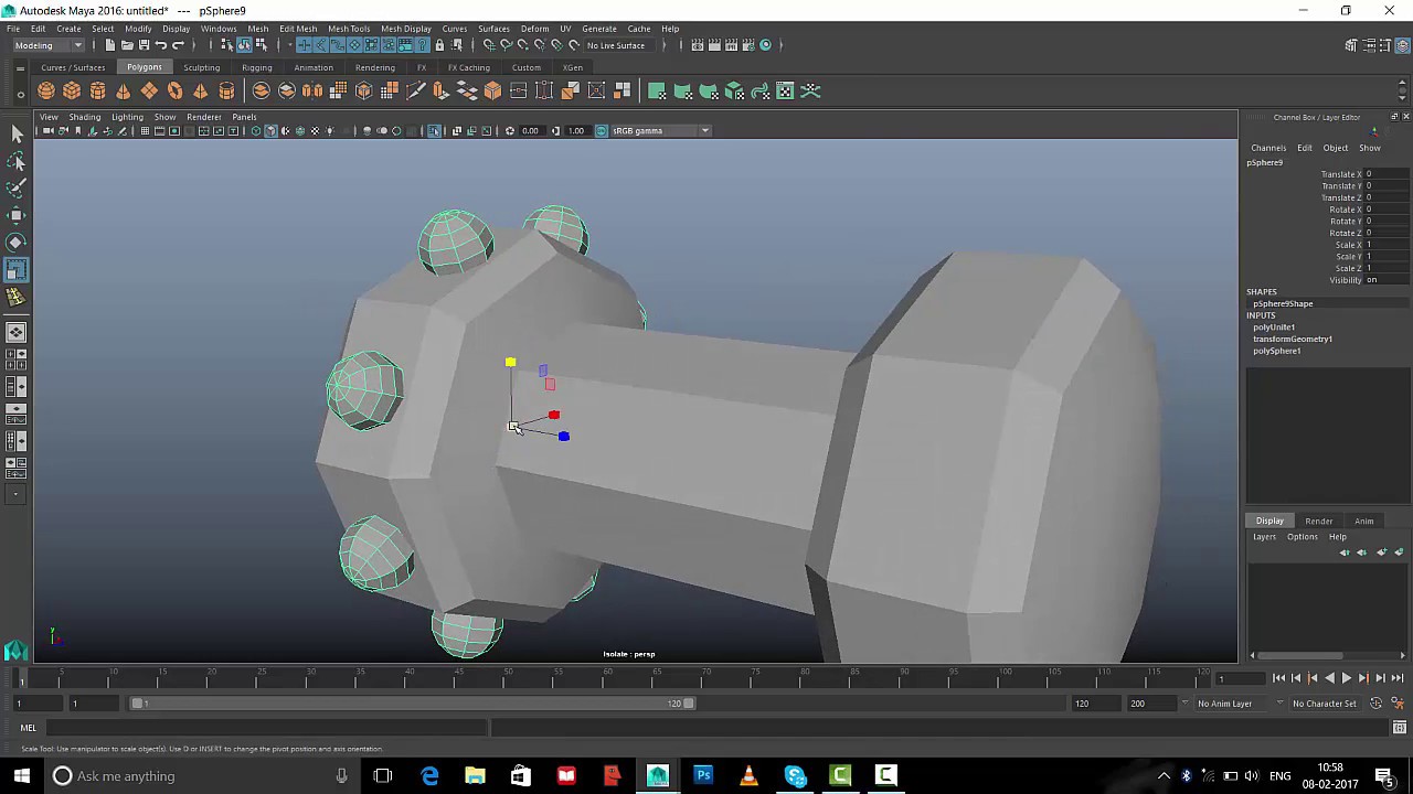 maya axe modelling - YouTube