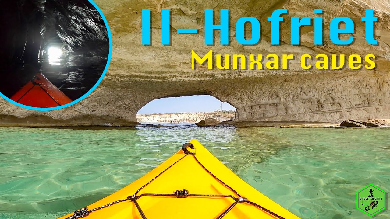 Il - Hofriet Delimara and Munxar caves by Kayak Malta - YouTube