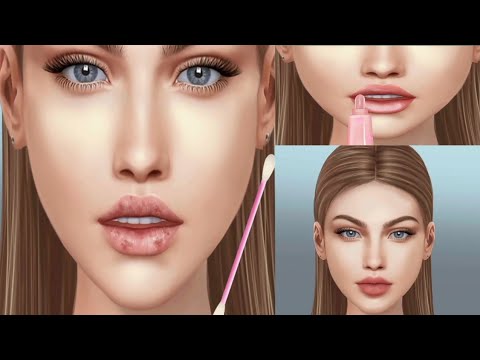 ASMR Transformation WORST Chapped lips | Satisfying #asmr - YouTube