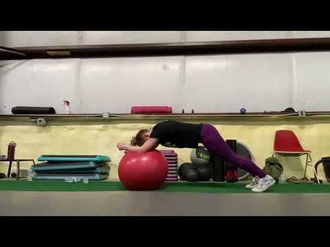 Swiss Ball Ab Rollouts - YouTube