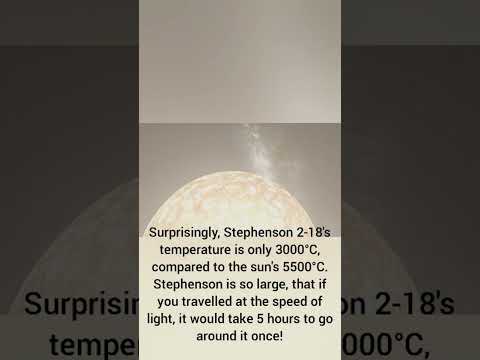 Fun Facts about the LARGEST STAR, Stephenson 2-18!! - YouTube