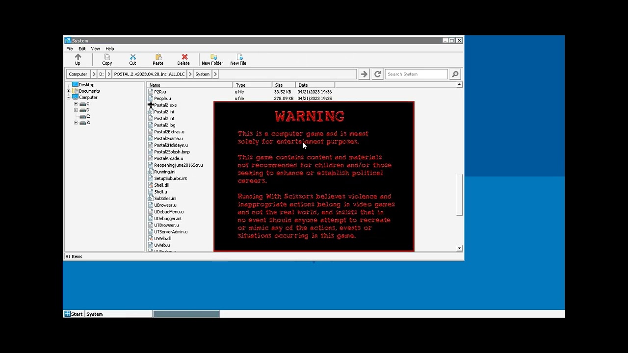 how do I do this in winlator (postal 2) warning??? - YouTube