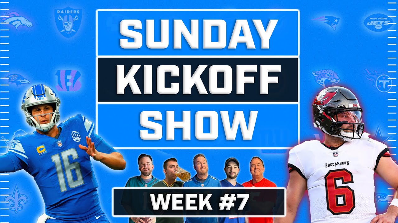 Sunday Kickoff Show LIVE • NFL Week 7 - YouTube
