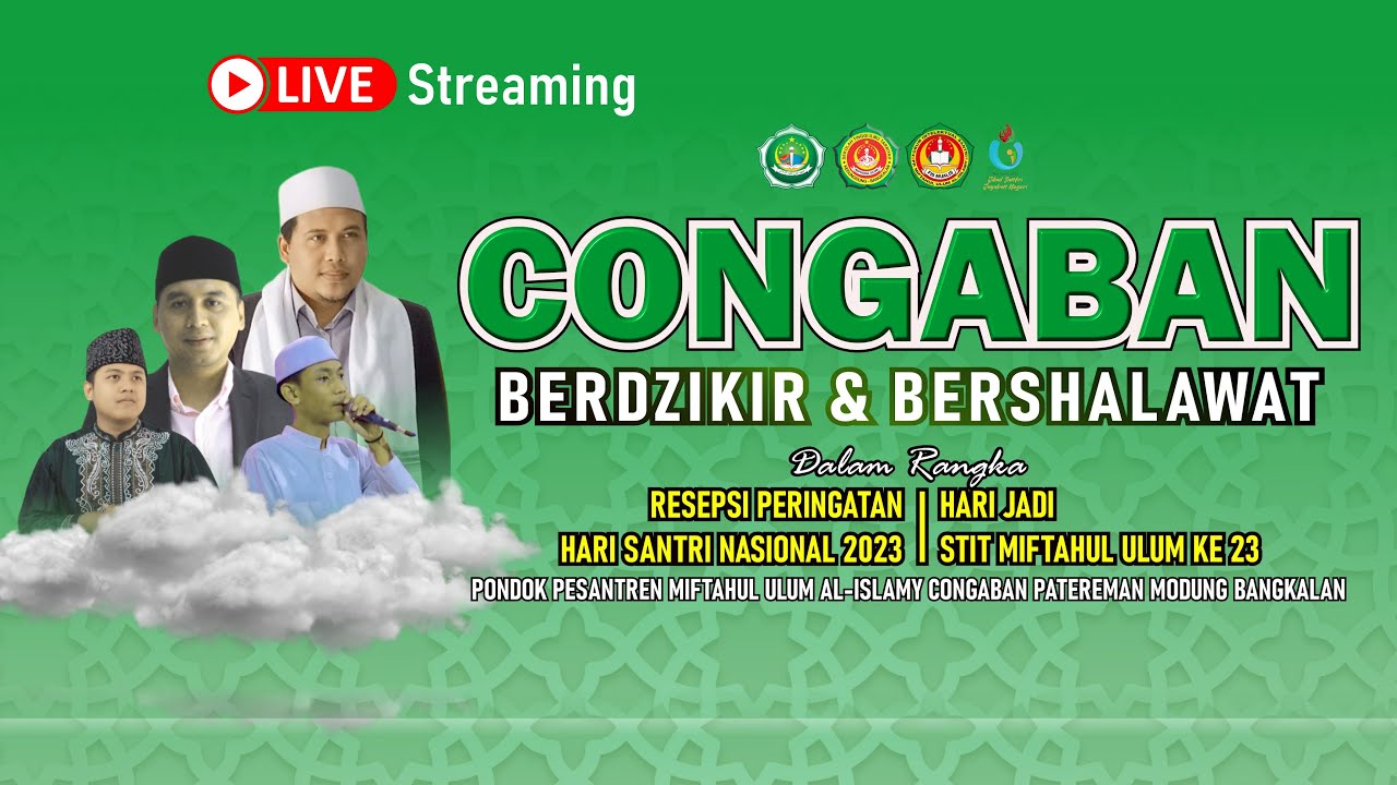 CONGABAN BERDZIKIR & BERSHALAWAT DALAM RANGKA RESEPSI HSN 2023 & HARI JADI STIT MIFTAHUL ULUM KE ...