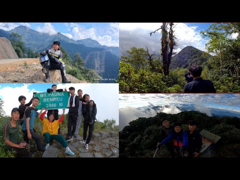 Mt. PAUNA 3rd highest peak in NAGALAND, Benreu tourist village | PEREN ...