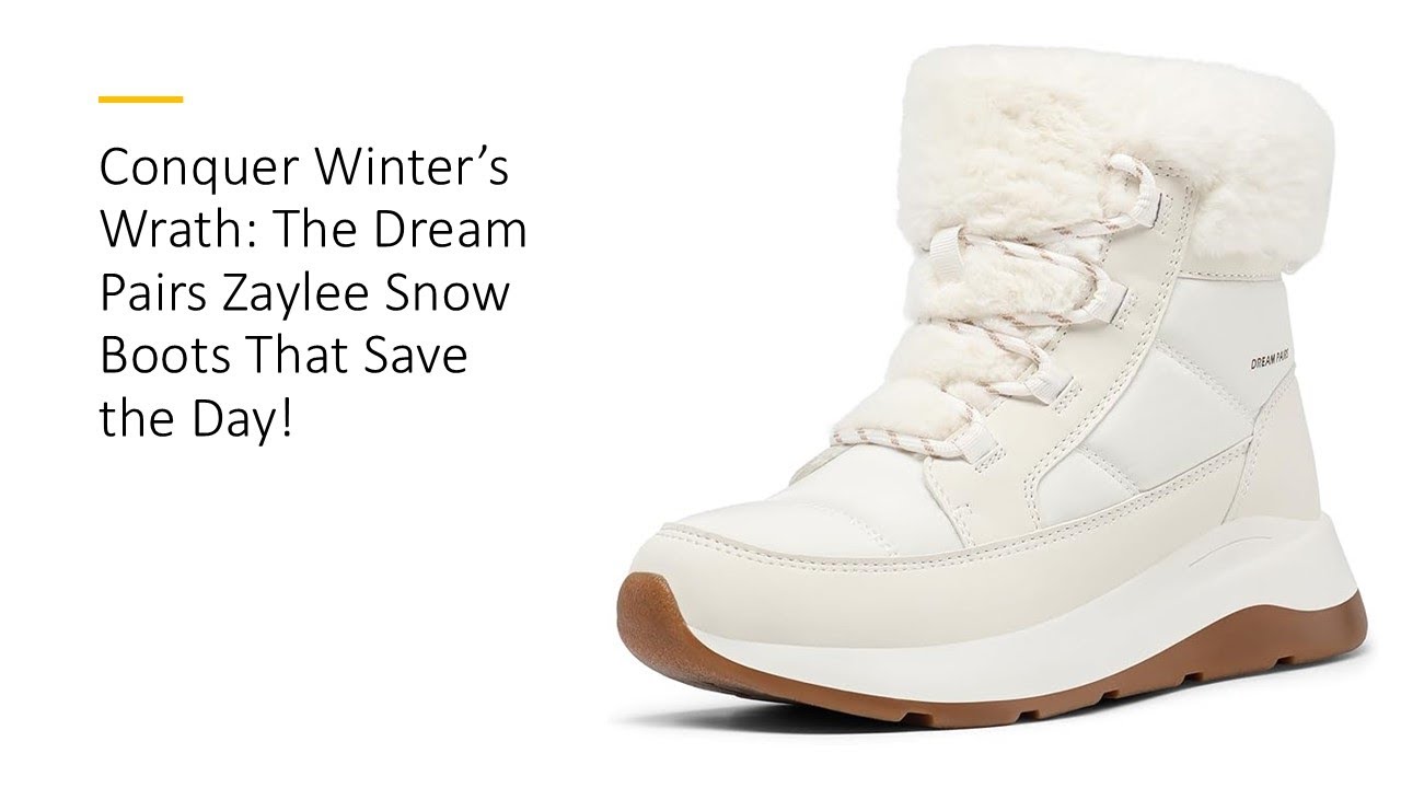 Conquer Winter’s Wrath: The Dream Pairs Zaylee Snow Boots That Save the ...