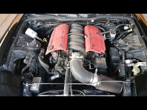 Swapping a LS1 into a FD RX7 Sikky kit part 1 - YouTube