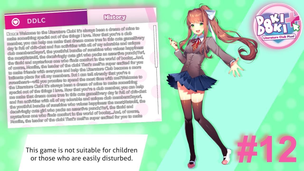 Just Monika!!! - Doki Doki Literature Club Plus (DDLC+) #12 - YouTube