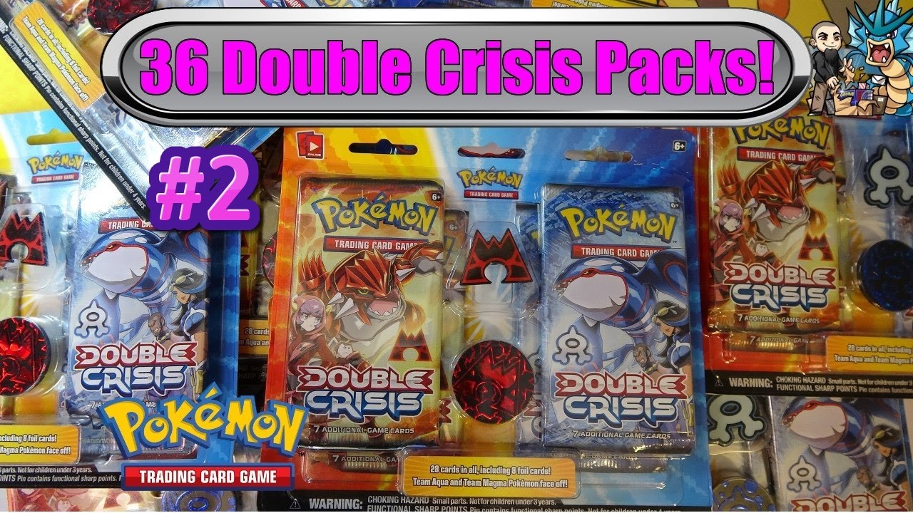 Double Crisis "Booster Box" #2! 36 pack opening! Pokemon TCG unboxing ...