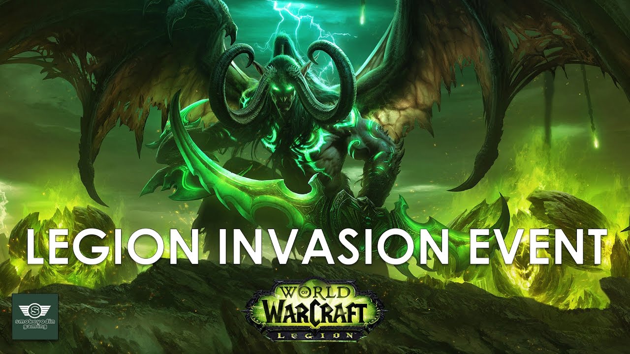 World of Warcraft Legion Invasion Event Hillsbrad - YouTube