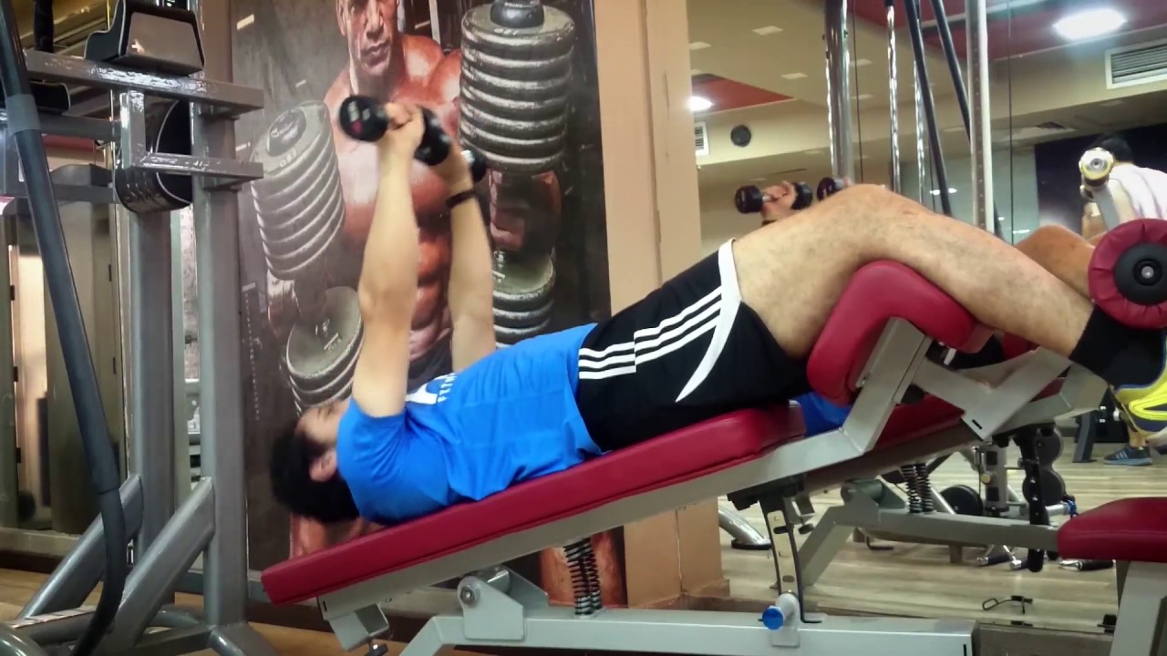 Dumbbell Push Crunch: Exercise Demo How-to - YouTube