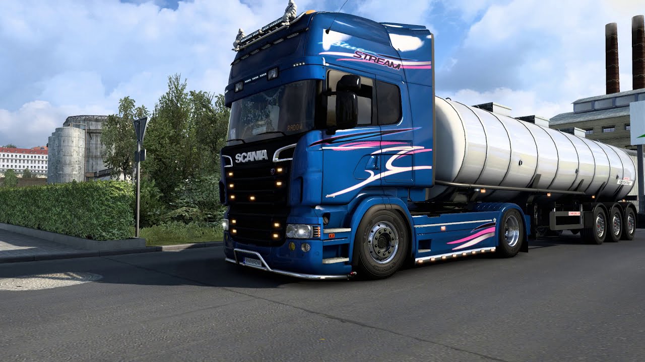 ETS2 Scania RJL Blue Stream Sound Scania R Open Pipe 11.5 by K ...