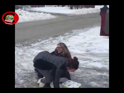 These ice slip ups are hilarious ! | Most funny ice fails - YouTube