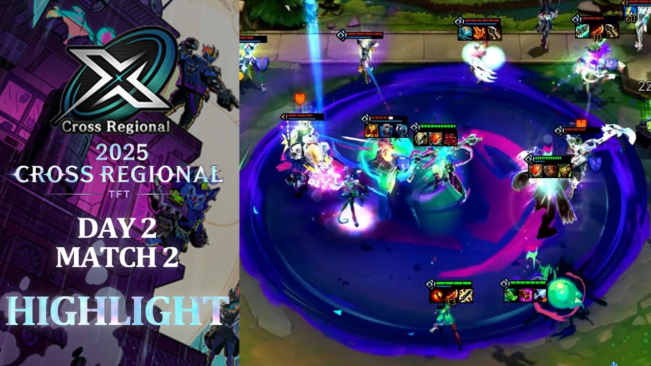 DAY2 MATCH2 하이라이트 | 2025 크로스 리저널 - TFT S2 - YouTube