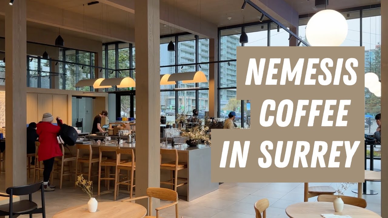 NEMESIS COFFEE in SURREY's CENTRAL CITY: Tour, Sights, and Sounds - YouTube