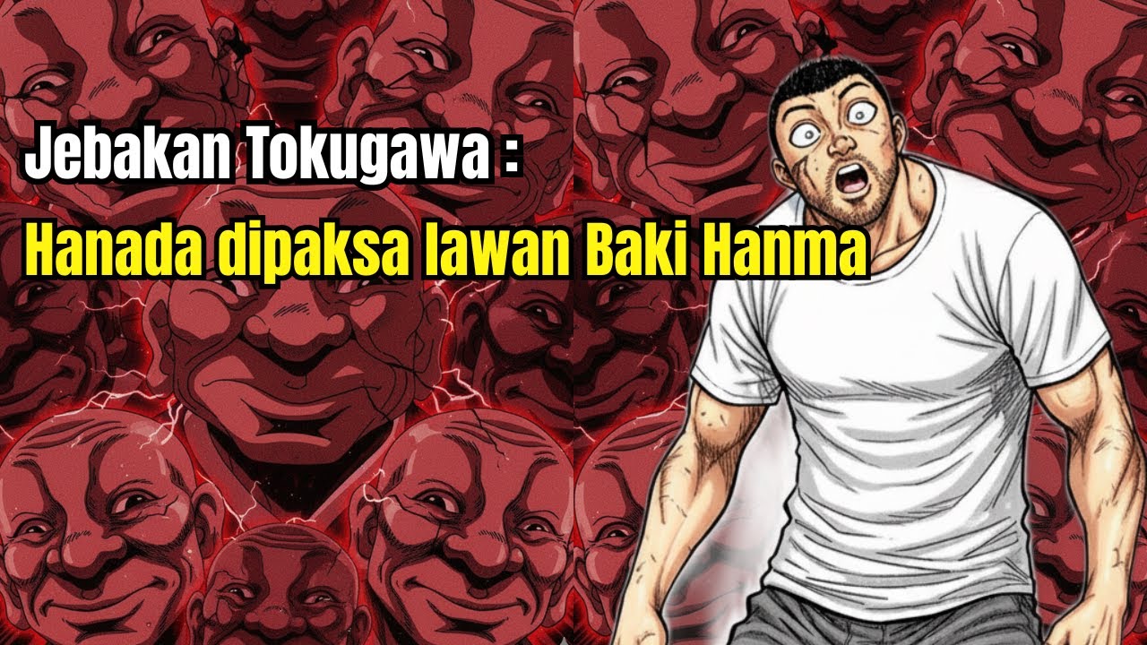 Jebakan Tokugawa, Hanada disuruh lawan Baki Hanma - YouTube
